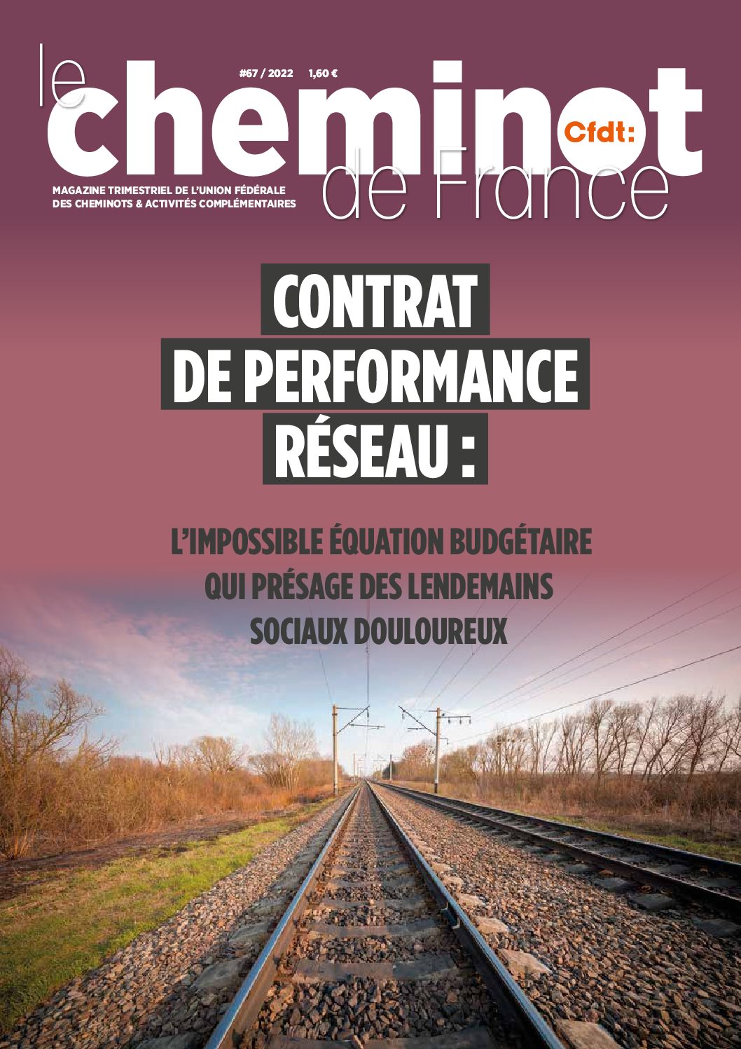 Le Cheminot de France #67 | CFDT Cheminots